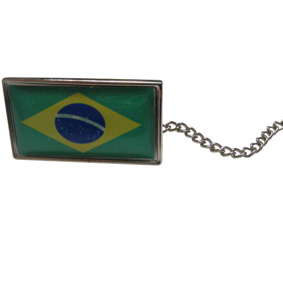 Kiola Designs | Accessories | Brazil Flag Tie Tack | Poshmark